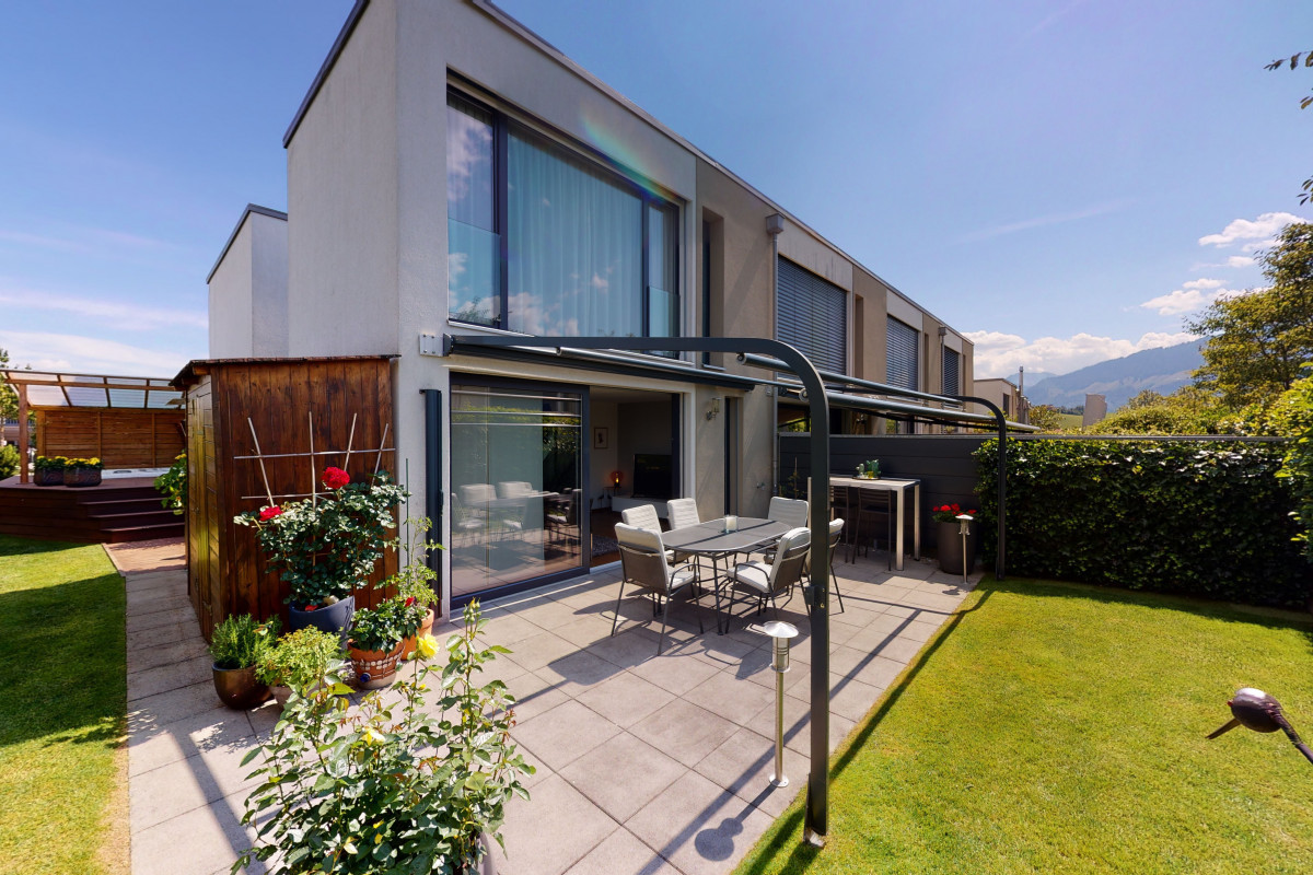 Magnifique villa contemporaine Minergie, en ville et sans nuisance 5.5 ...