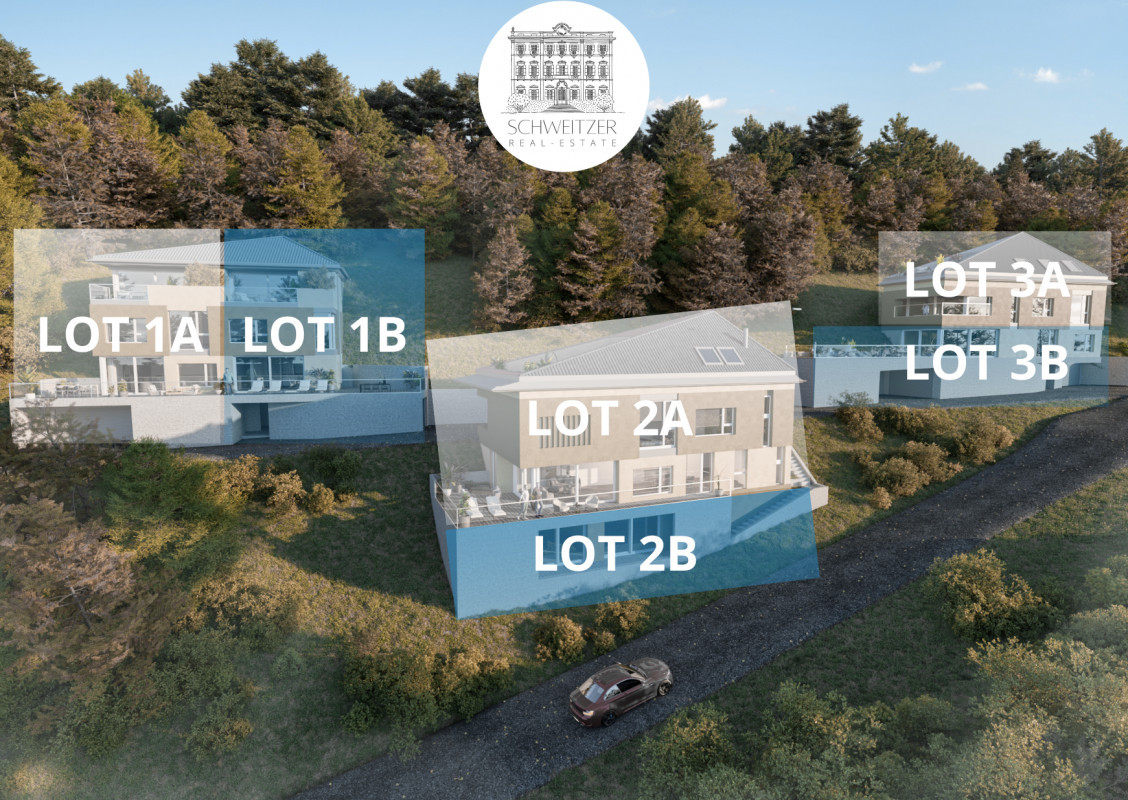 Villa - LOT 3A + 3B Combiné / Résidence AQUARELLE 8 pièces 284 m2 à ...